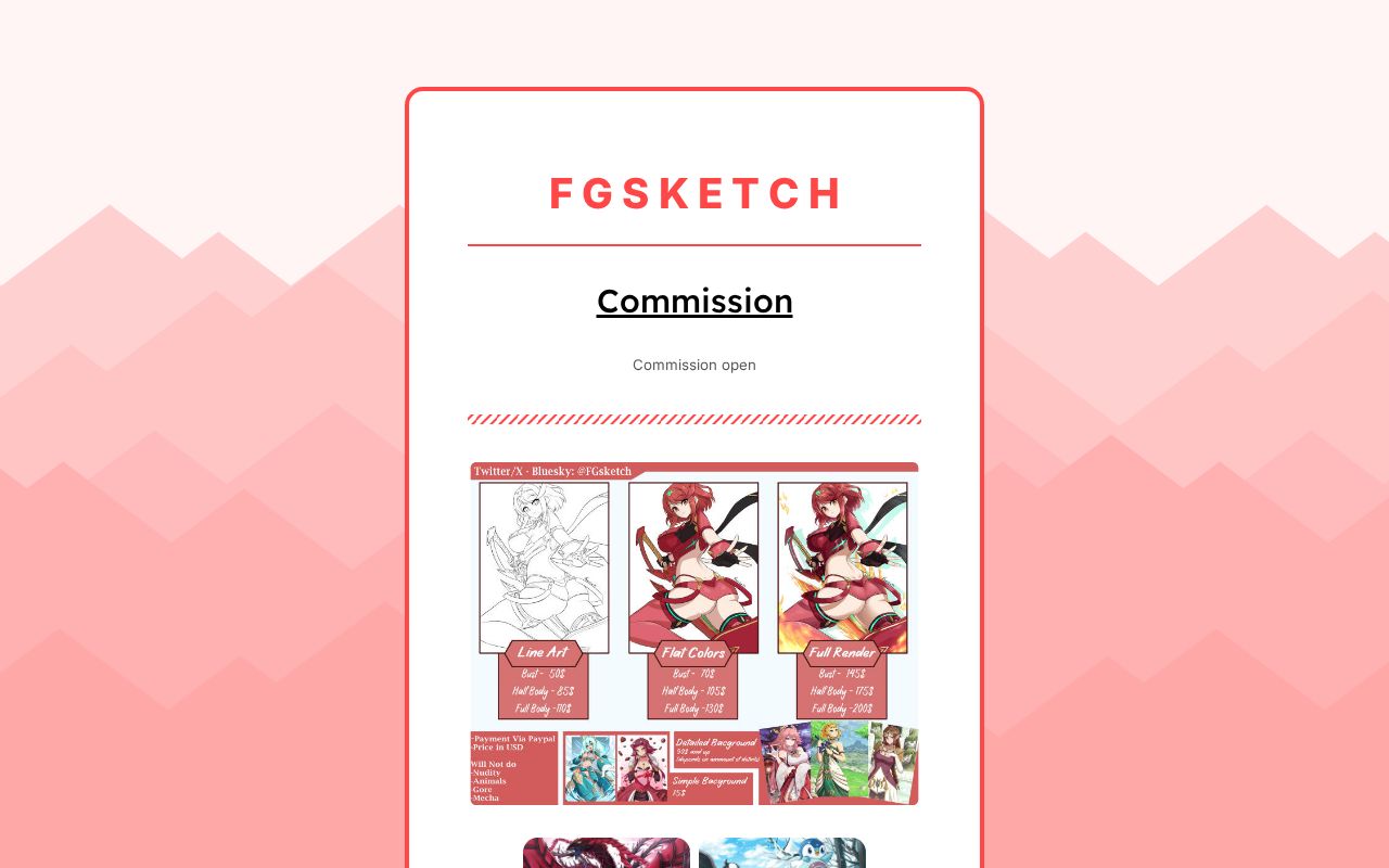 FGsketch Commissions